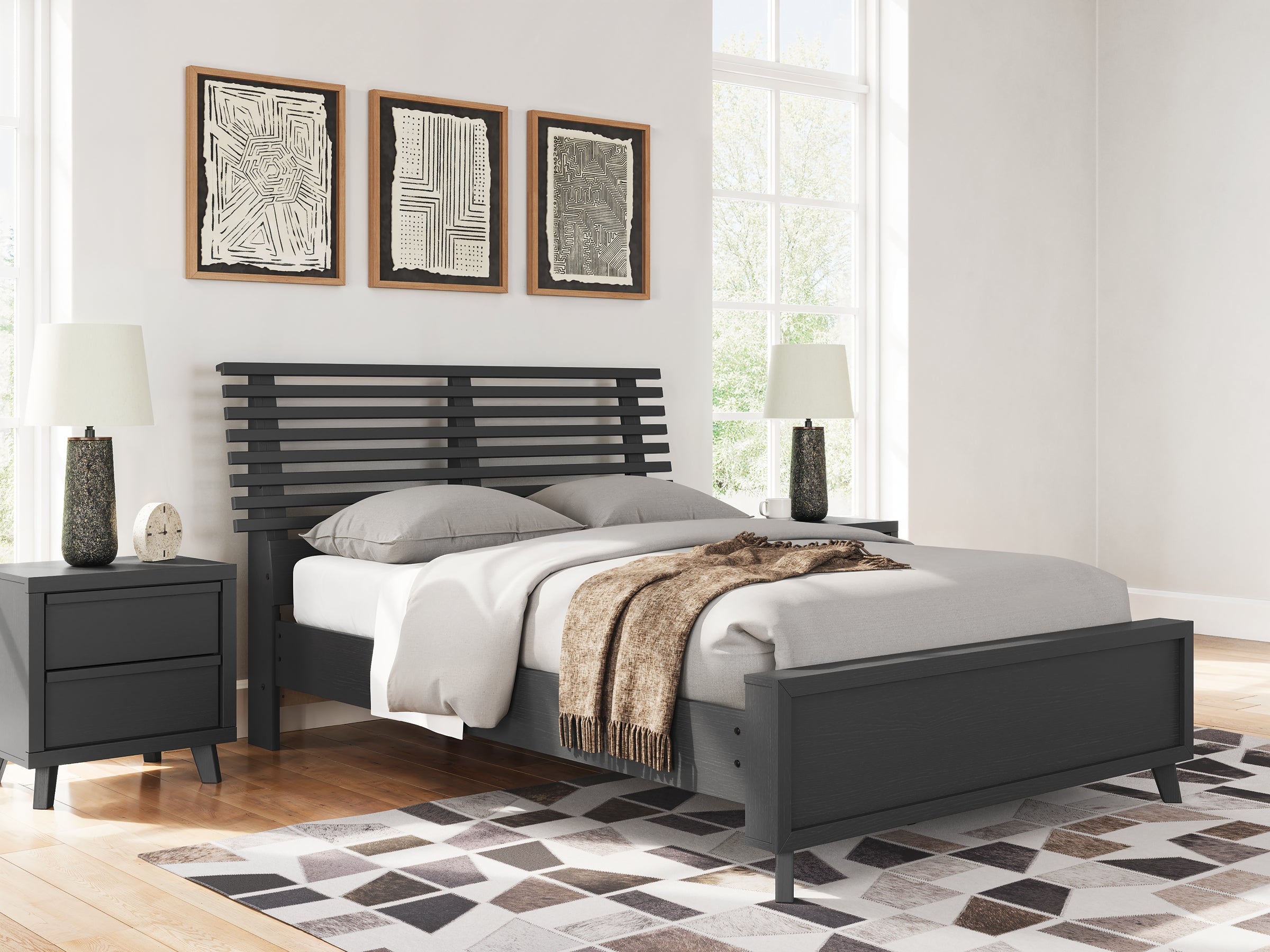 Danziar Full Slat Panel Bed – Taylor's Furniture